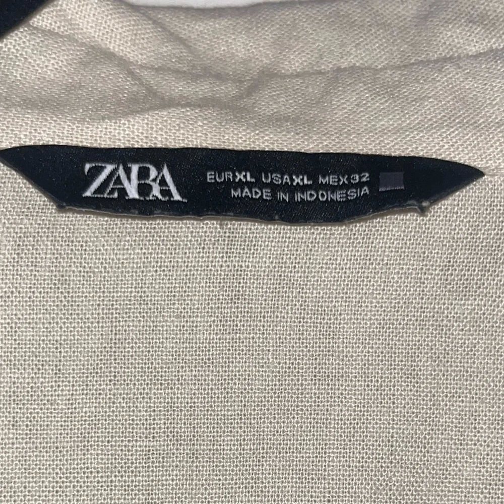Zara | Dresses | Zara Linen Blend Belted Dress | Poshmark